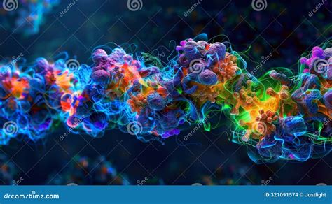 Fluorescent Image Of A Protein Kinase Activated By Cellular Stress