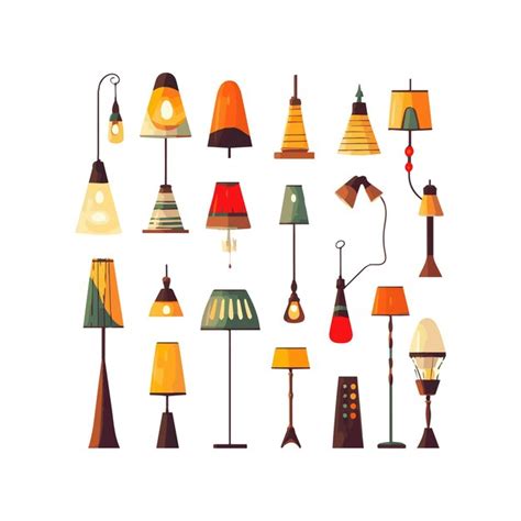 Premium Vector Lamp Cute Design Simple Illustration Element For Background