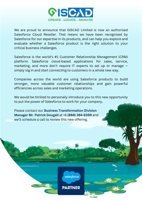 Giscad Limited Is Now An Authorised Salesforce Cloud Reseller Whos Who