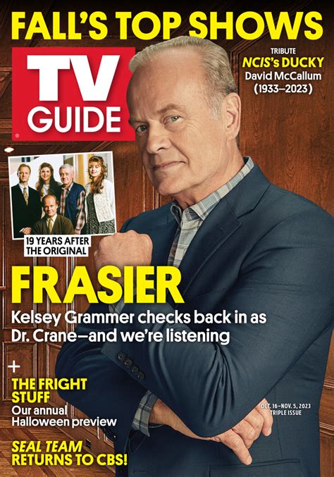 Frasier The Official Site Of TV Guide Magazine