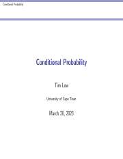 Understanding Conditional Probability Definition Examples And