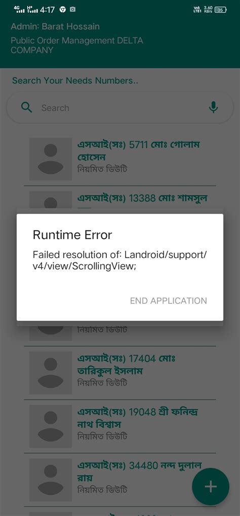 failed resolution of landroid support v4 view scrollingview discuss kodular community
