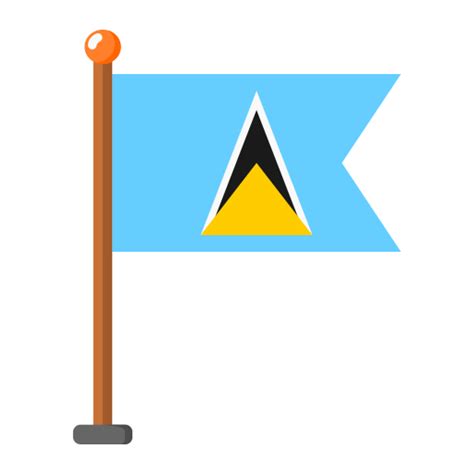 Saint Lucia Generic Flat Icon