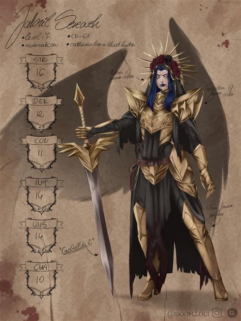 Oc Art Bel Shalor The Shadow In The Flame Rdnd