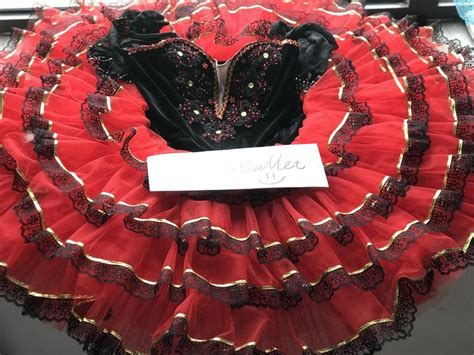 Professional Don Quixote Ballet Classical Tutu Costume Red Kitri Act 2