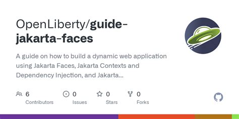 Github Openlibertyguide Jakarta Faces A Guide On How To Build A