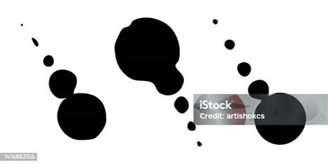 스플래시 잉크 세트 검은 반점 얼룩 스플래터 컬렉션 벡터 일러스트 레이 션 그런지 이미지 기법에 대한 스톡 벡터 아트 및 기타