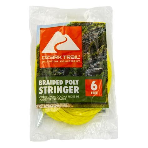 Ozark Trail 6 Foot Braided Poly Stringer Yellow Walmart Business Supplies