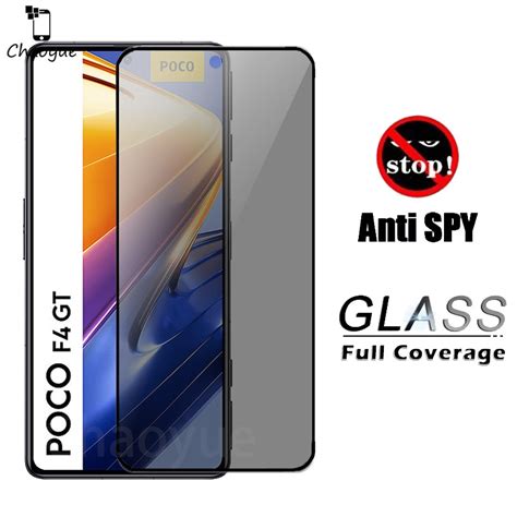 ฟิล์มกระจก เต็มจอ สำหรับ กันมองกันเสือก 9h รุ่น Xiaomi Poco C75 C61 C65