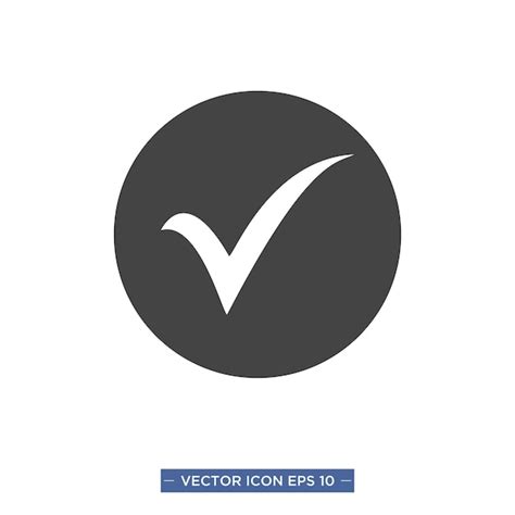 Premium Vector Check Mark Icon Vector Illustration