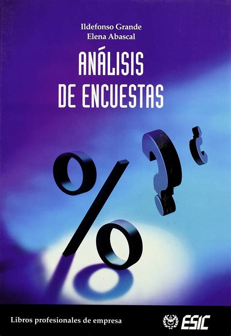 An Lisis De Encuestas By Elena Abascal Fern Ndez Goodreads