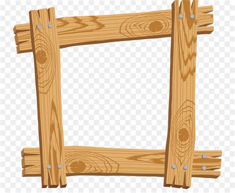 Wood Picture Frame Clipart Vector Wood Frame Wood Clipart Frame The
