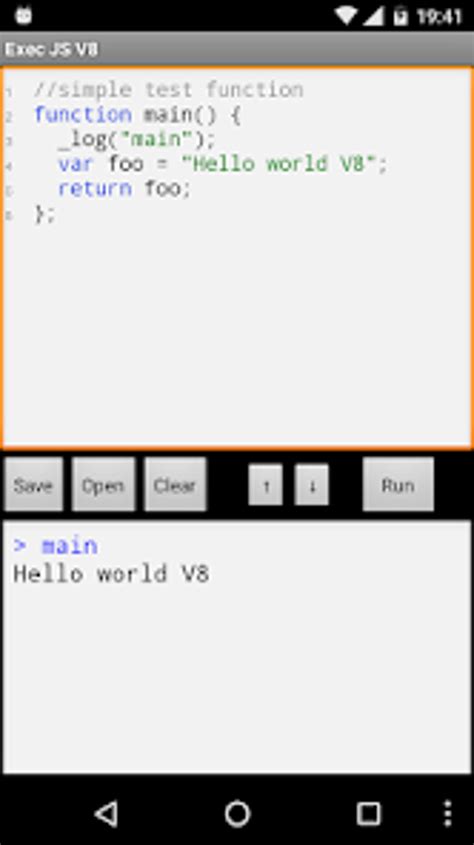 Exec Javascript Es9 For Android Download
