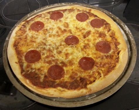 A Classic Pepperoni Pizza