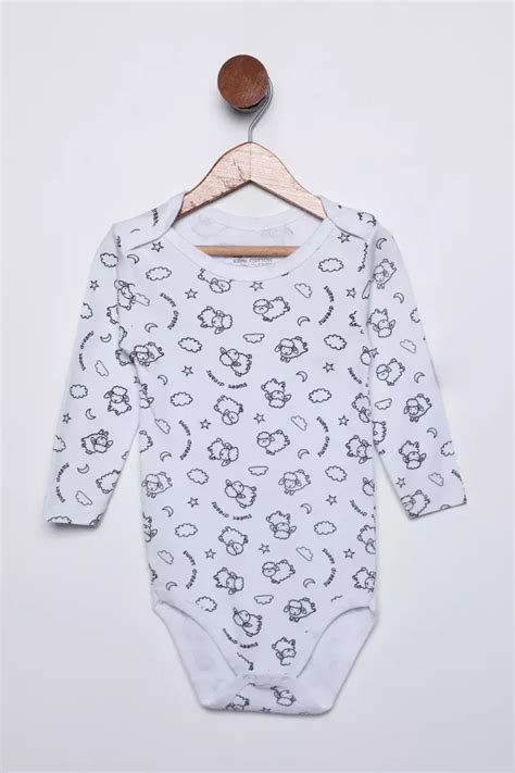 Kız Erkek Çocuk Desenli Zıbın Beyaz 1264827