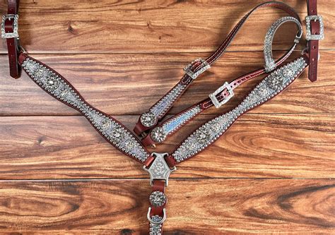 Iridescent Ice With Daisy Conchos Rocknwilsons