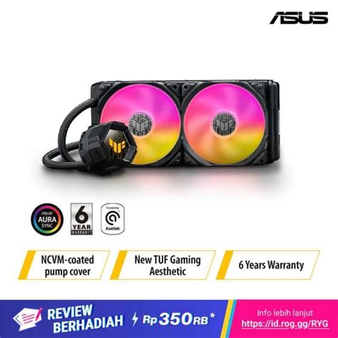 Promo Asus Tuf Gaming Lc 240 Rgb 240mm Liquid Cpu Cooler Diskon 23