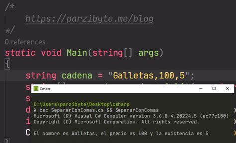 Separar Cadena Con Delimitador En C Parzibyte S Blog