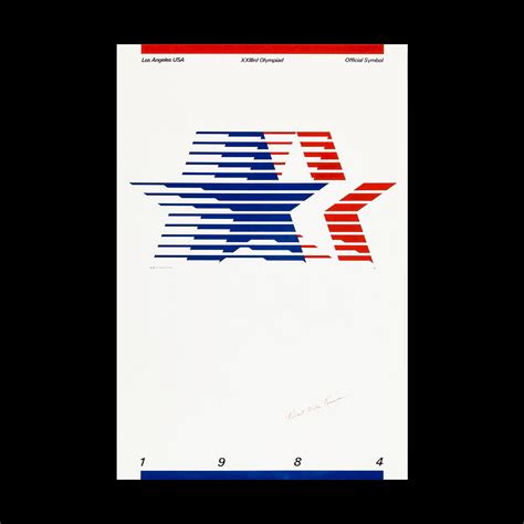 Los Angeles 1984 Logo Design History By Richard Baird