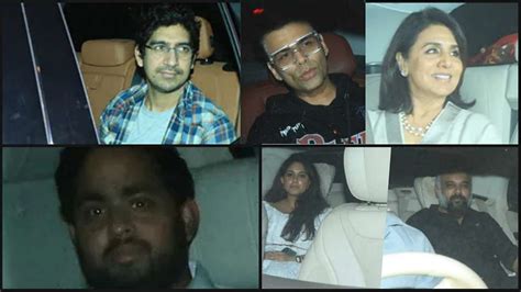 Ranbir Kapoor Pre Birthday Party Neetu Kapoor Karan Johar Akash