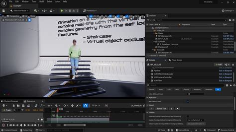 在代码插件创建的velox Player Volumetric 3d Video 虚幻引擎商城