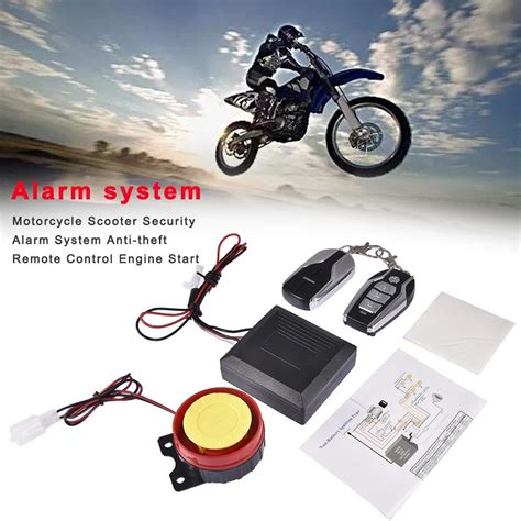 Motorcycle Alarm System Anti Theft Security Alarm Grandado