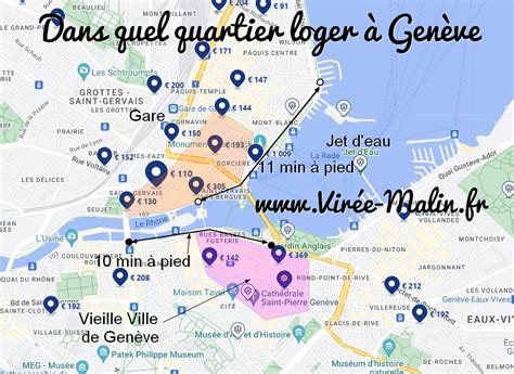 Dans Quel Quartier Loger à Genève 2 Ou 3 Nuits Virée Malinfr