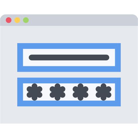 Password Coloring Flat Icon