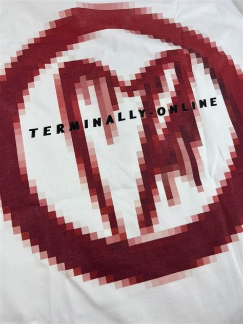 Terminally Online Low Res Tee White Misprized Possessions