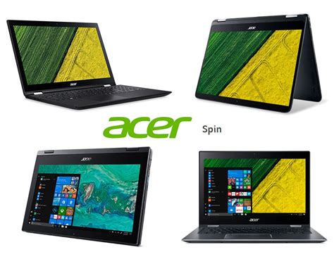 Acer Spin la familia de portátiles más flexible de Acer
