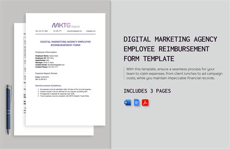 Editable Reimbursement Templates In Word To Download
