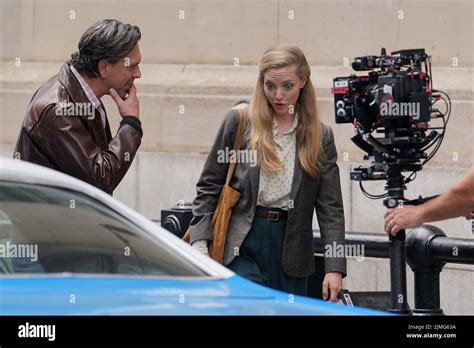 New York Ny Usa 5th Aug 2022 Amanda Seyfried On Location For The