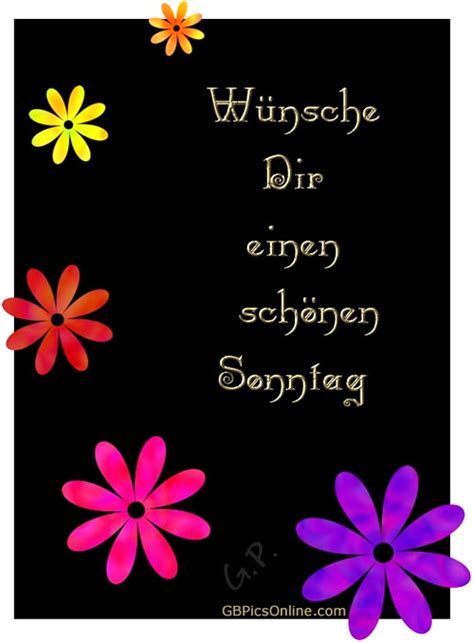 ᐅ Ich Wünsche Dir Einen Schönen Sonntag Bilder GB Pics GBPicsBilder