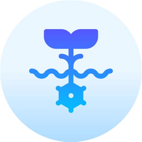 Plant Basic Gradient Circular Icon Plant Basic Gradient Circular Icon