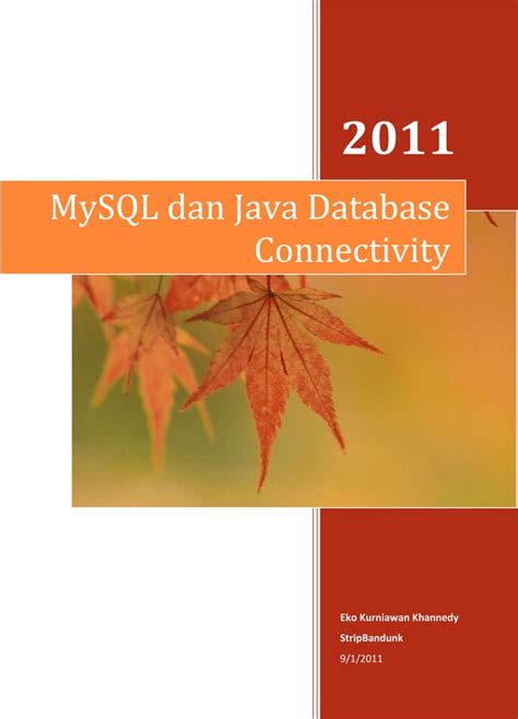 My Sql Dan Java Database Connectivity Docx
