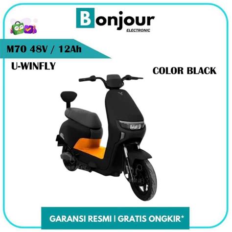 Jual Sepeda Listrik Uwinfly M70 Series Uwinfly 48v12ah Selis M 70 Black Original Shopee