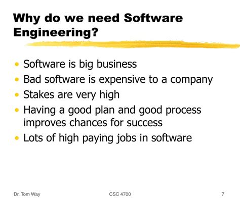 Lecture 1 What Is Software Engineering Csc 4700 Software Engineering Ppt Download