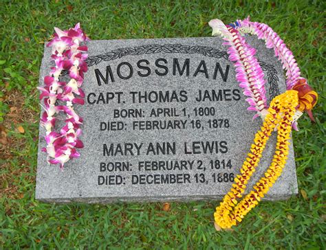 Capt Thomas James Mossman 1800 1878 Find A Grave Memorial