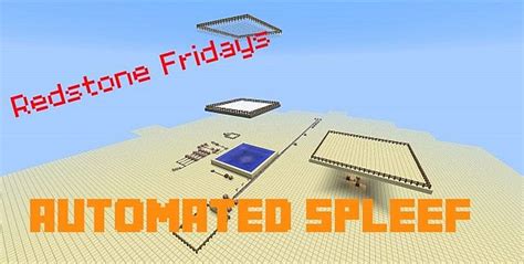 redstone fridays automated spleef minecraft map
