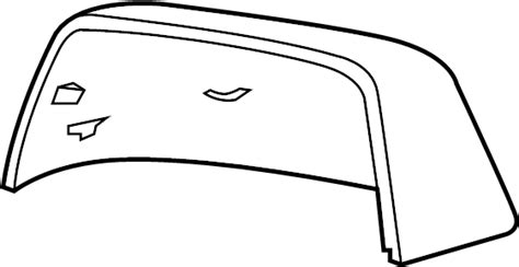 Cadillac Escalade Door Mirror Cap Escalade 23463300 Mcelveen Buick
