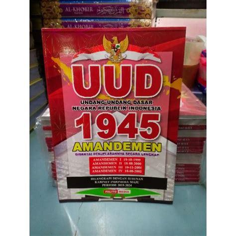 Jual Buku Undang Undang Dasar 1945 Uud Dasar 1945 Dan Amandemen Ukuran
