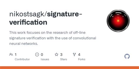 Github Nikostsagksignature Verification This Work Focuses On The