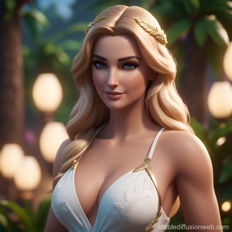 Fortnites Aphrodite Portrayal Stable Diffusion Online