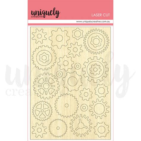 Uniquely Creative Cogs Laser Cut