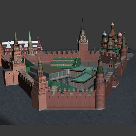 3d Model Kremlin