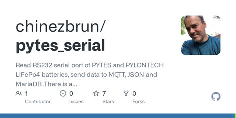 GitHub Chinezbrun Pytes Serial Read RS232 Serial Port Of PYTES And