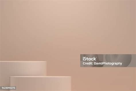 3d 그림 모형 연단 분홍색 배경에 대한 제품 또는 광고를위한 기하학적 추상적 인 구성 최소 3d 일러스트 렌더링 스톡 0명에 대한 스톡 사진 및 기타 이미지 Istock