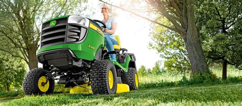Série X100 Tondeuses autoportées et tracteurs de jardin John Deere FR