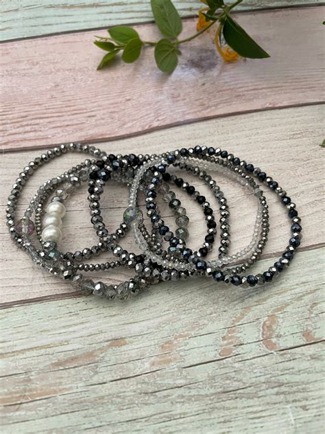 Sparkly Bracelet Crystal Bracelethealing Crystals Wish Etsy