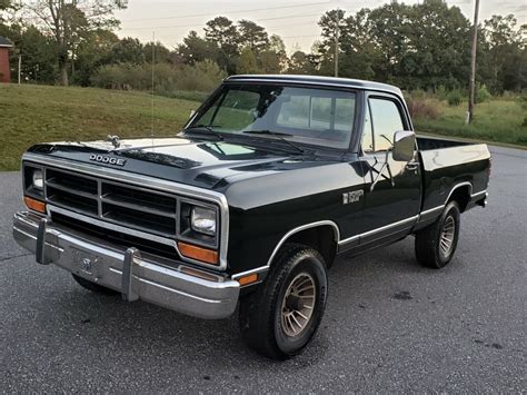 1986 Dodge W150 Pickup Black 4WD Automatic W150 For Sale Photos